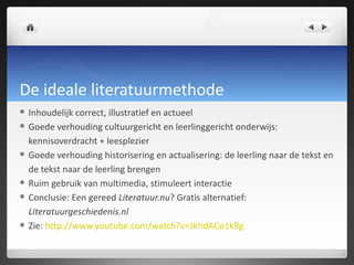Literatuurmethode (definitief) | PPT