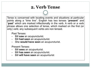 Lecture Note: Verb and Verb Phrase...... | PPT