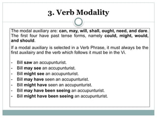 Lecture Note: Verb and Verb Phrase...... | PPT | Free Download