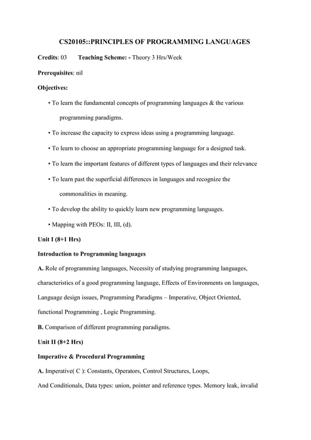 Ppl syllabus new | PDF