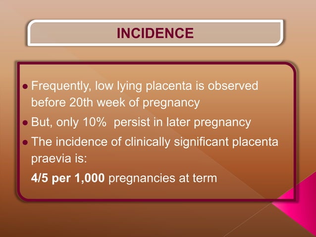 Anaestehsia for Cesarean section in a patient with Central Placenta ...