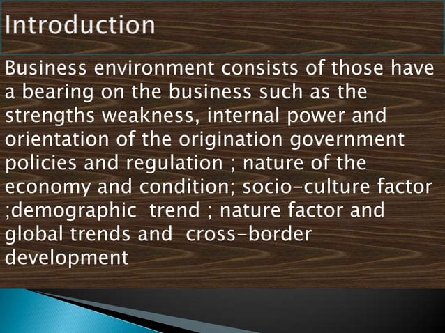 environmental analysis and its technique | PPT