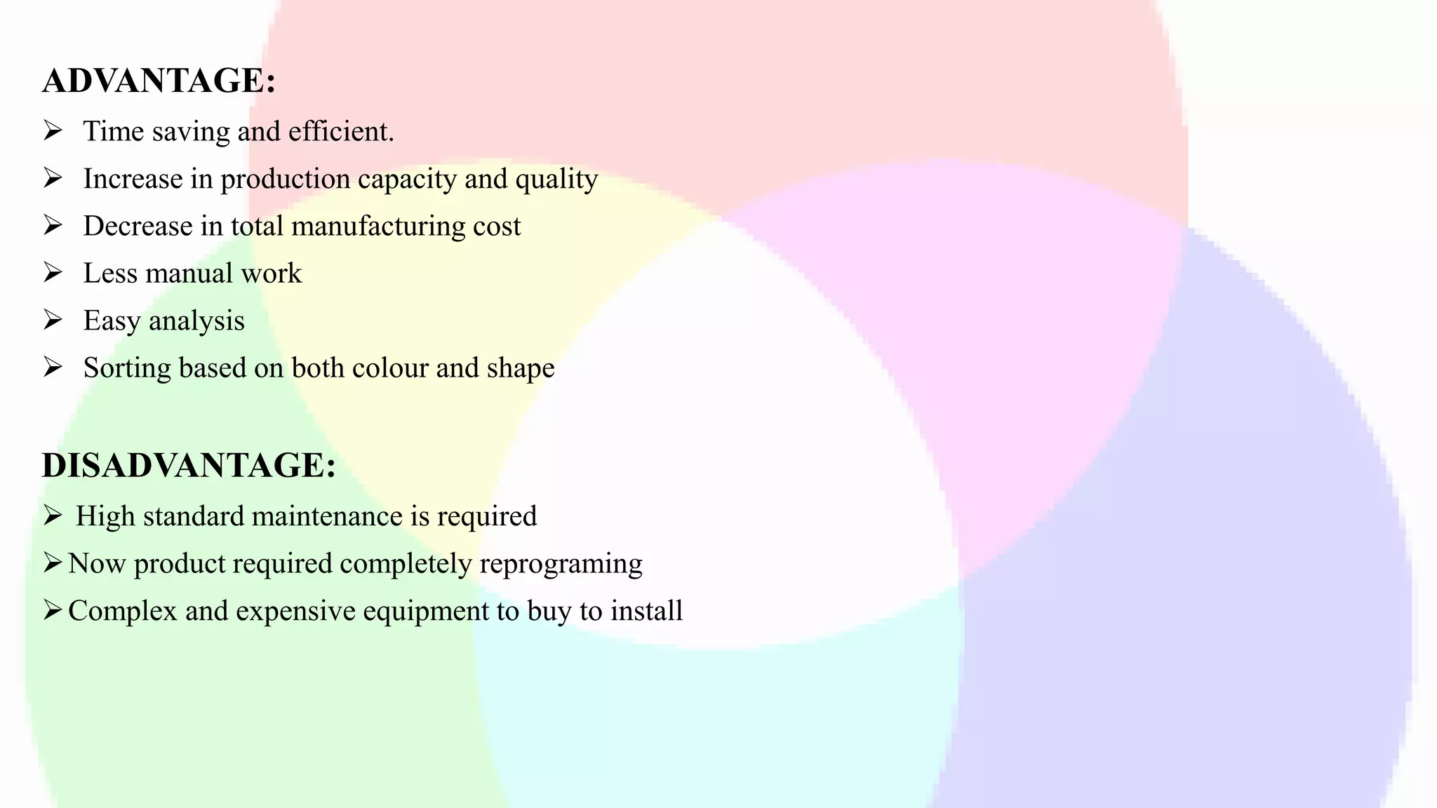 colour sorting machine | PPTX