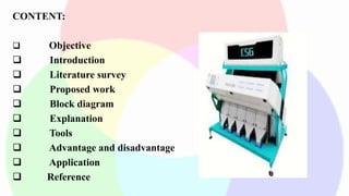 colour sorting machine | PPTX