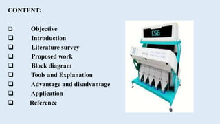machine (colour sorting in food) | PPTX