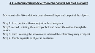 machine (colour sorting in food) | PPTX