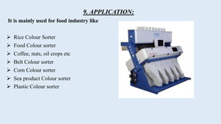 machine (colour sorting in food) | PPTX