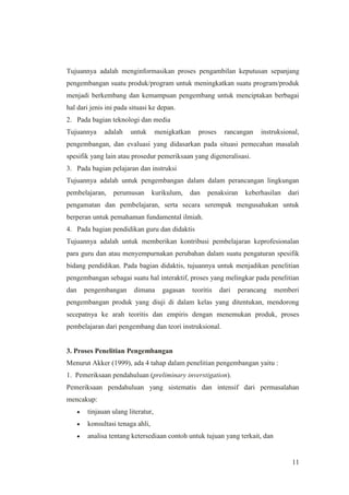 Perbedaan Research & Development (R&D) dan Development Research (DR) | DOCX