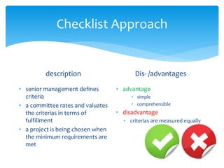 Projectportfolio Management Approaches | PPTX | Business and Finance