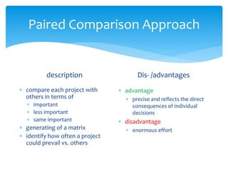 Projectportfolio Management Approaches | PPTX | Business and Finance