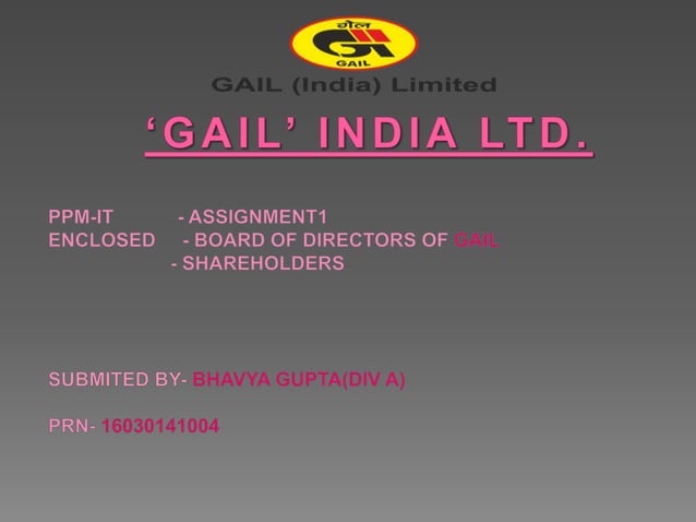 Ppm it assignment1 | PPTX