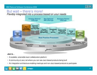 IBM Rational Software Conference 2009: Process, Project and Portfolio ...