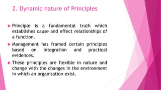 Principles & Practice of Management - Nature - Arts, Science | PPT