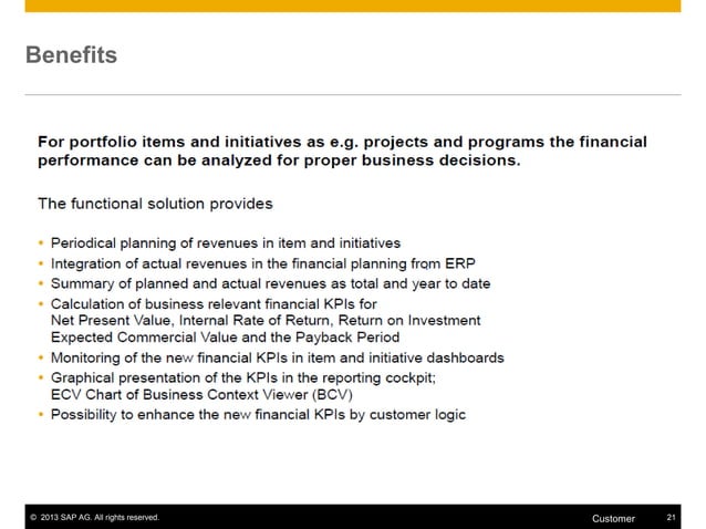 SAP PPM 6.0 powered by HANA | PDF | Databases | Computer Software and ...