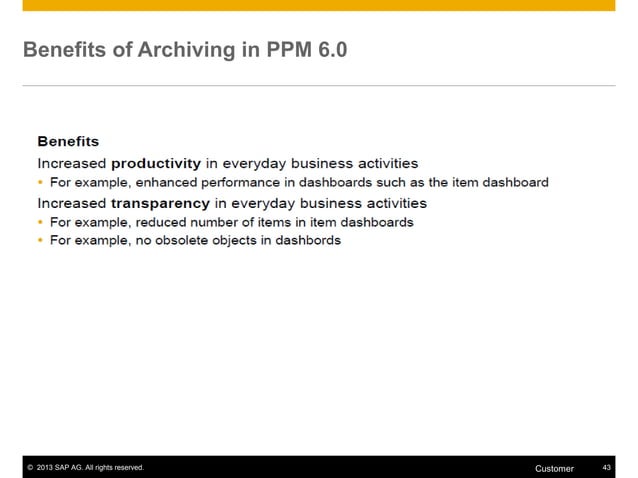 SAP PPM 6.0 powered by HANA | PDF | Databases | Computer Software and ...