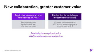 Mainframe Modernization with AWS – Driven by Precisely | PPTX