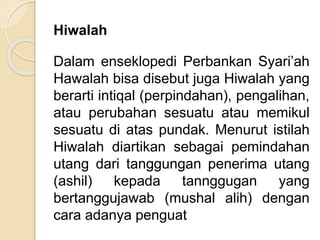 transaksi dan akad dalam bank syariah | PPTX