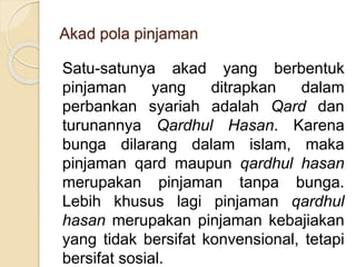 transaksi dan akad dalam bank syariah | PPTX