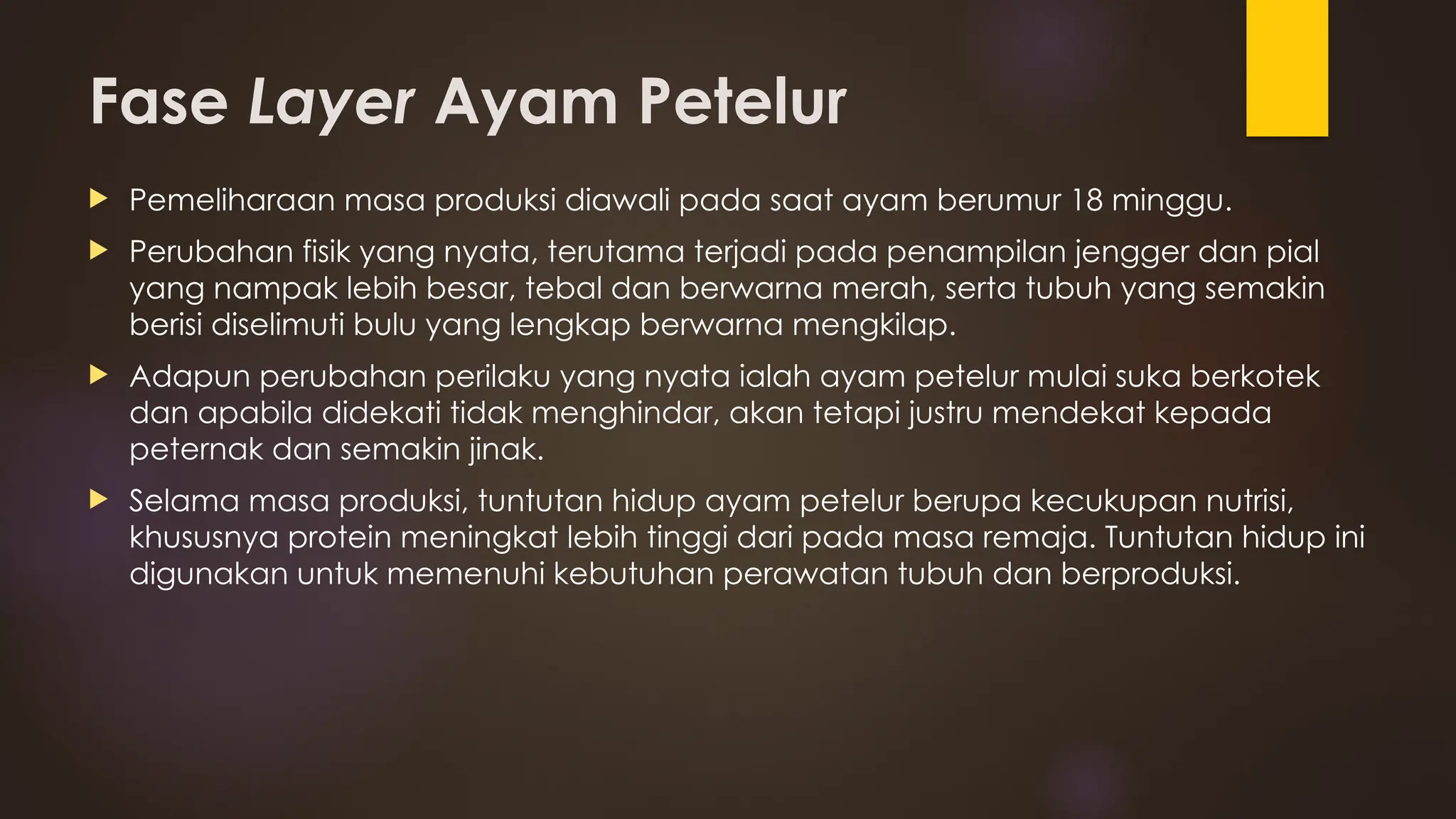 Manajemen Budidaya dan Sanitasi Ayam Petelur.ppt