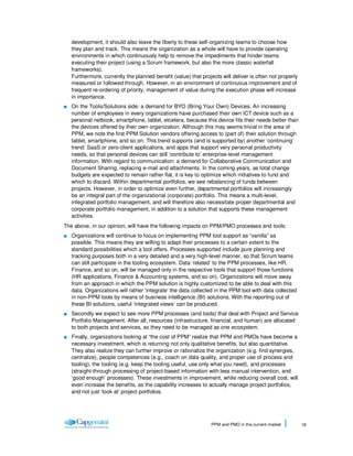 PPM and PMO In The Current Market | PDF