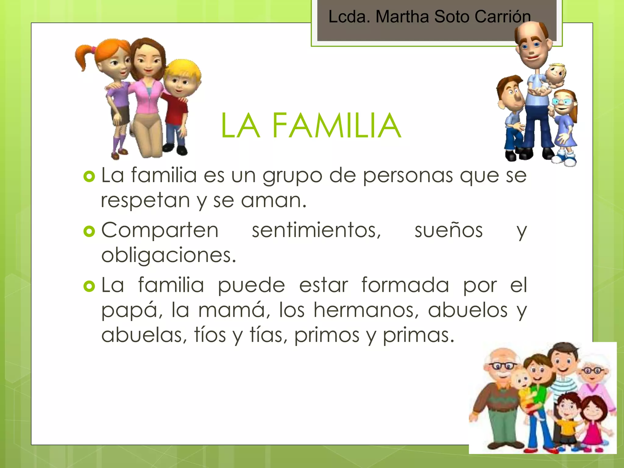 MI FAMILIA Y YO | PPT