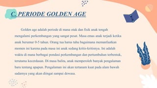 Tugas Presentasi PPT Perkembangan Masa Anak | PPTX