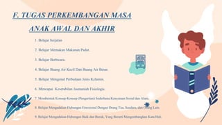 Tugas Presentasi PPT Perkembangan Masa Anak | PPTX