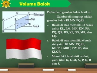 PPT MTK Balok | PPTX