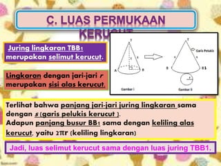 Bangun Ruang Kerucut (Matematika Kelas IX) | PPTX