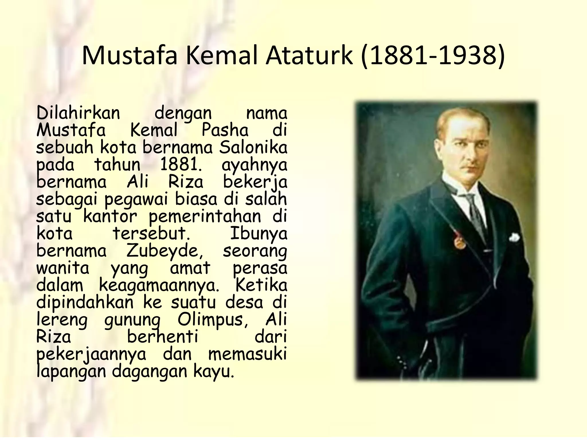 PPMDI pemikiran usmani muda, turki muda, dan mustafa kemal | PPTX