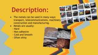 Metals | PPTX