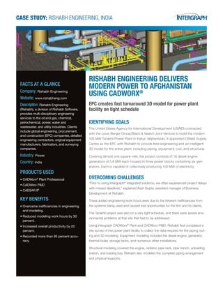 Field Engineering & 3D Modeling For 105MW Tarakhil Power Plant In Kabul | PDF