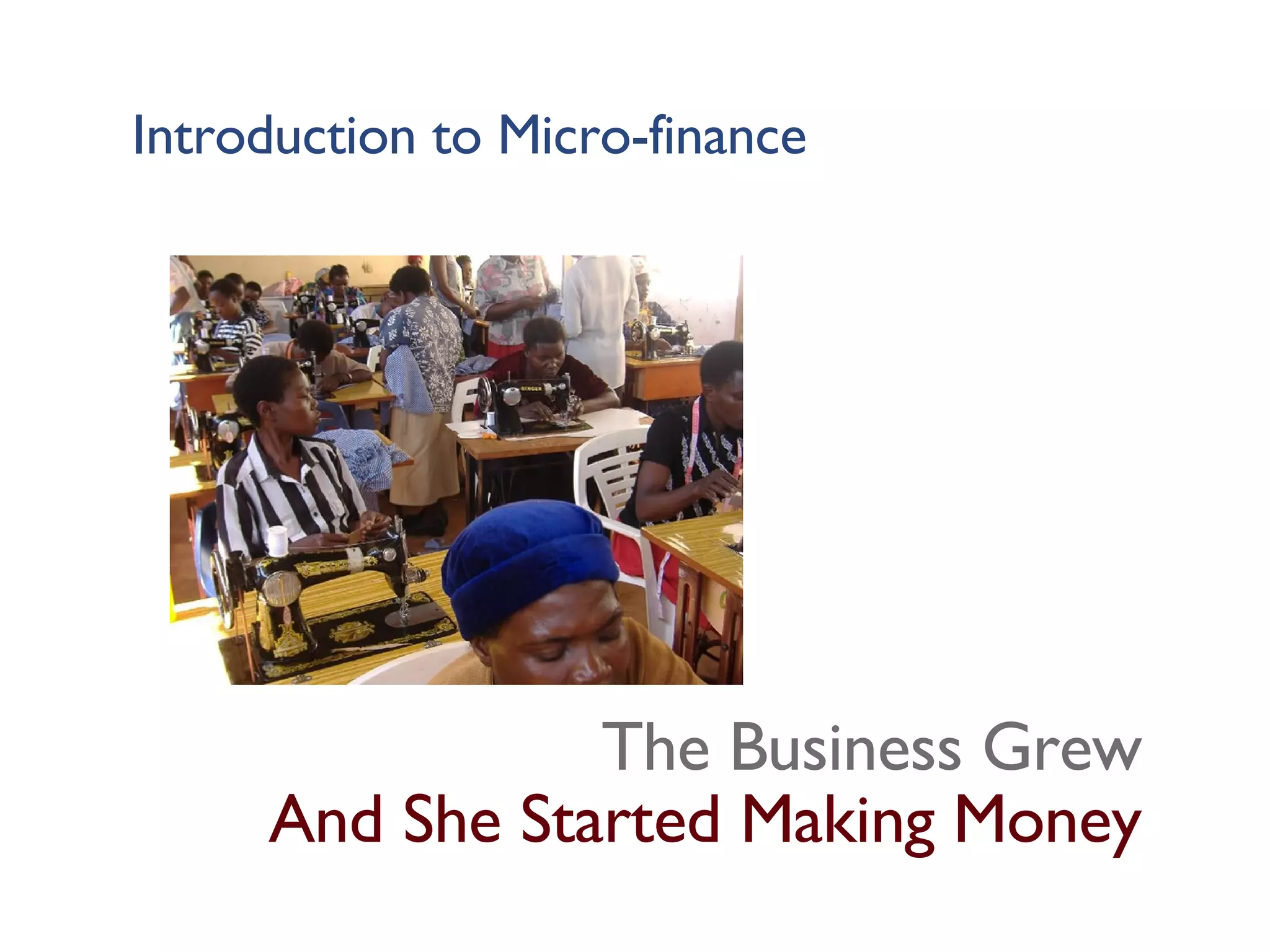 Microfinance Explained | PPT