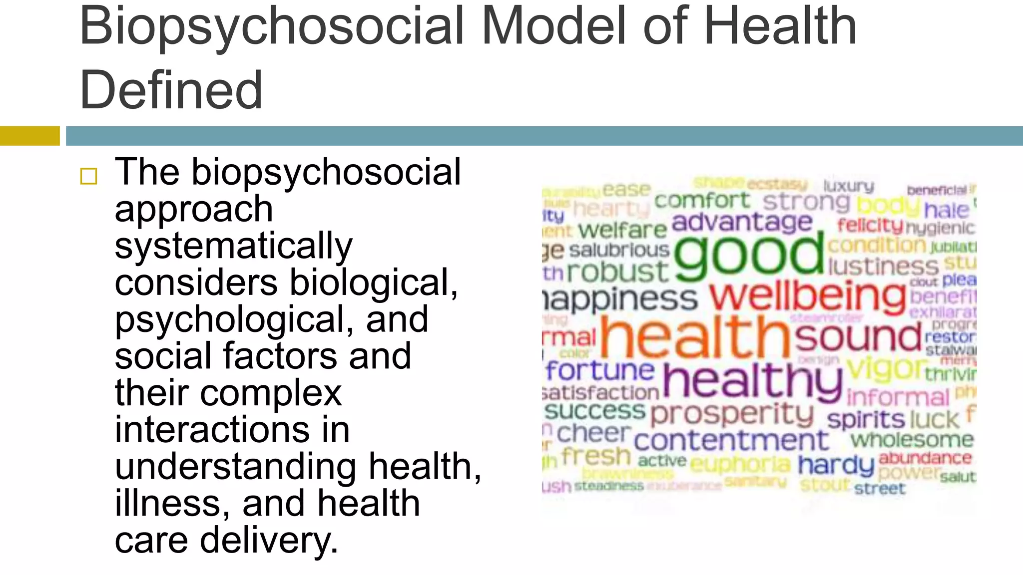 Biopsycosocial Model | PPTX