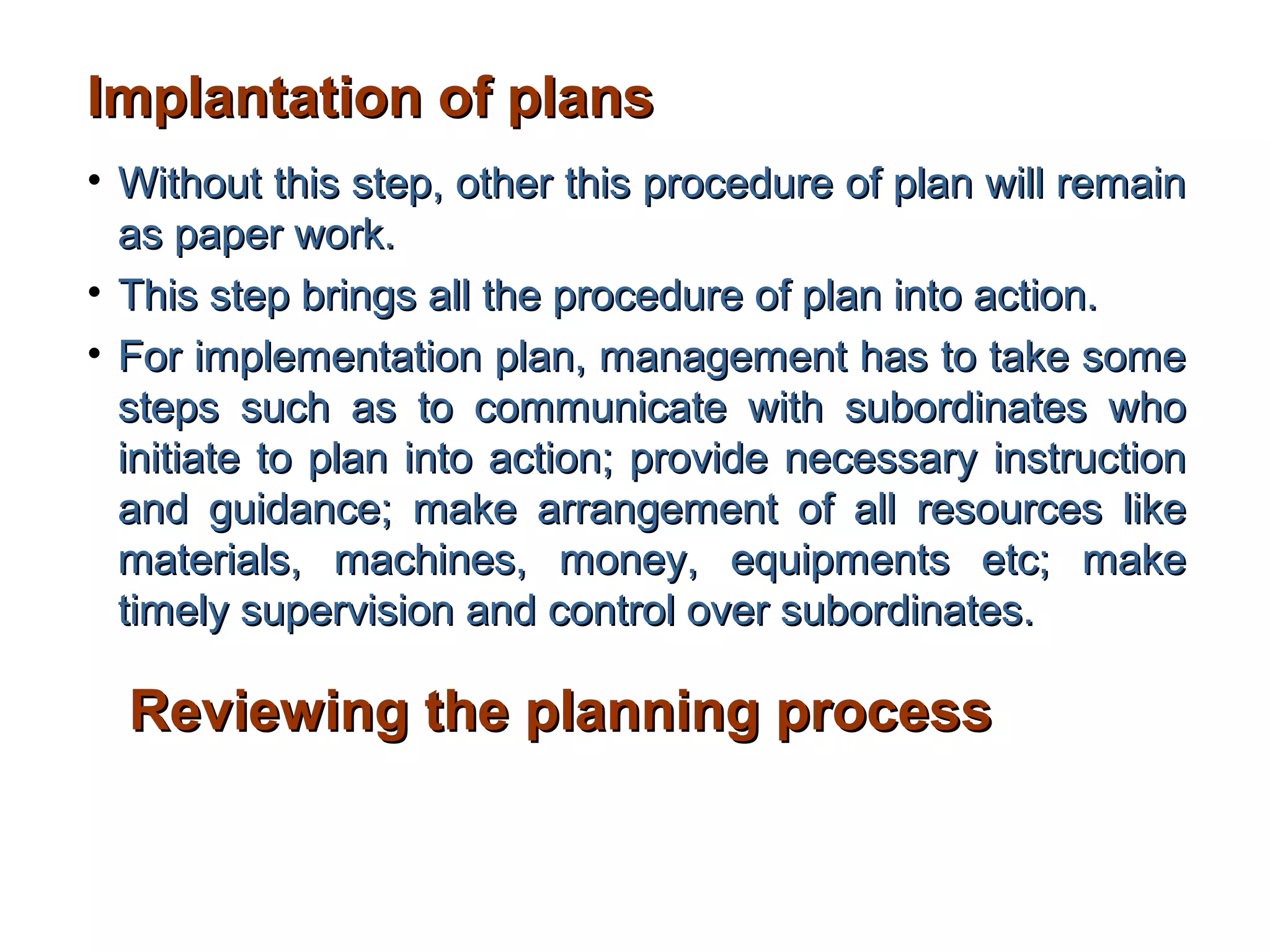 Ppm lecture 10 11 planning, process, types | PPT