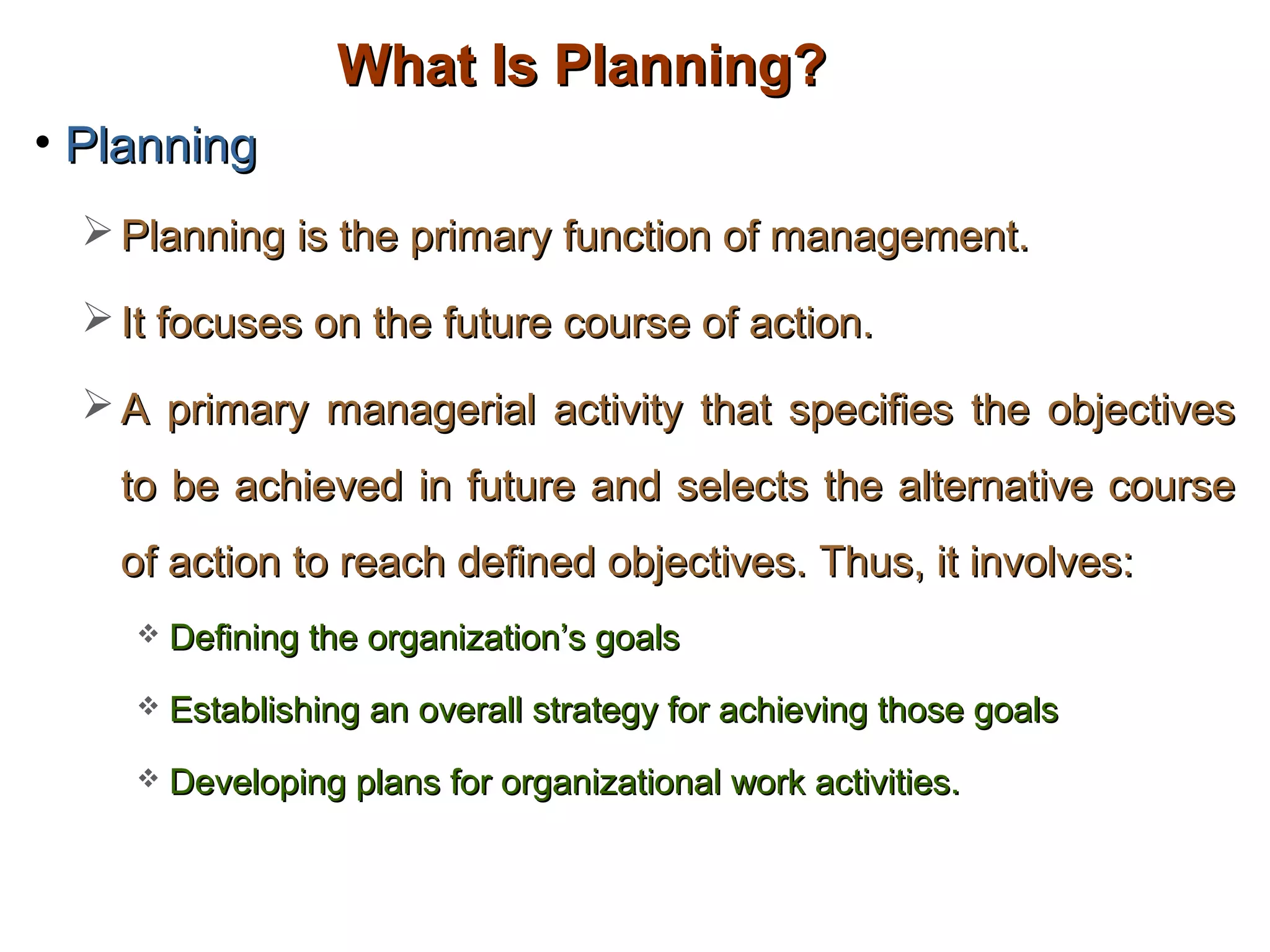 Ppm lecture 10 11 planning, process, types | PPT