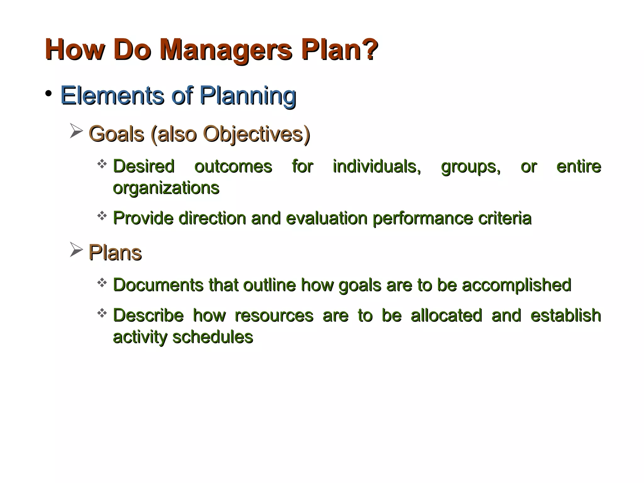 Ppm lecture 10 11 planning, process, types | PPT
