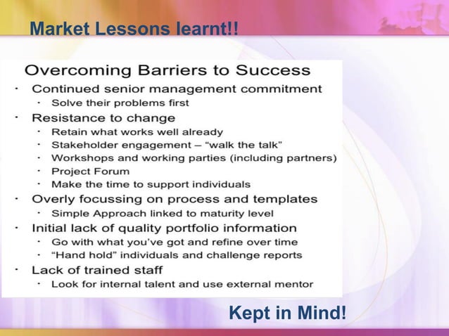 Approach to a Project Portfolio Management office from a P30 ...