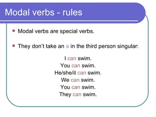 Pp modal verbs | PPT