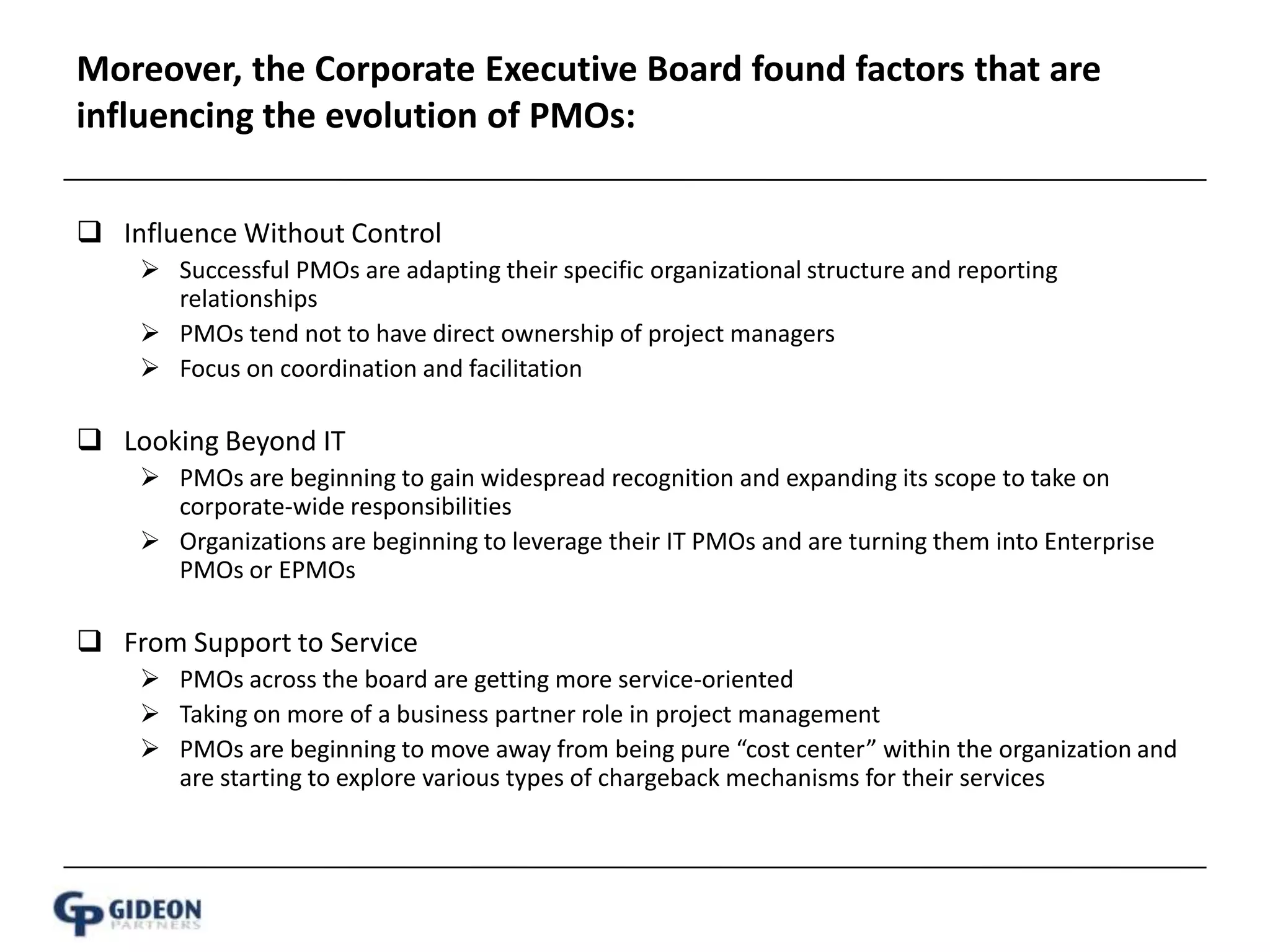 PMO Overview June 2009 | PPT