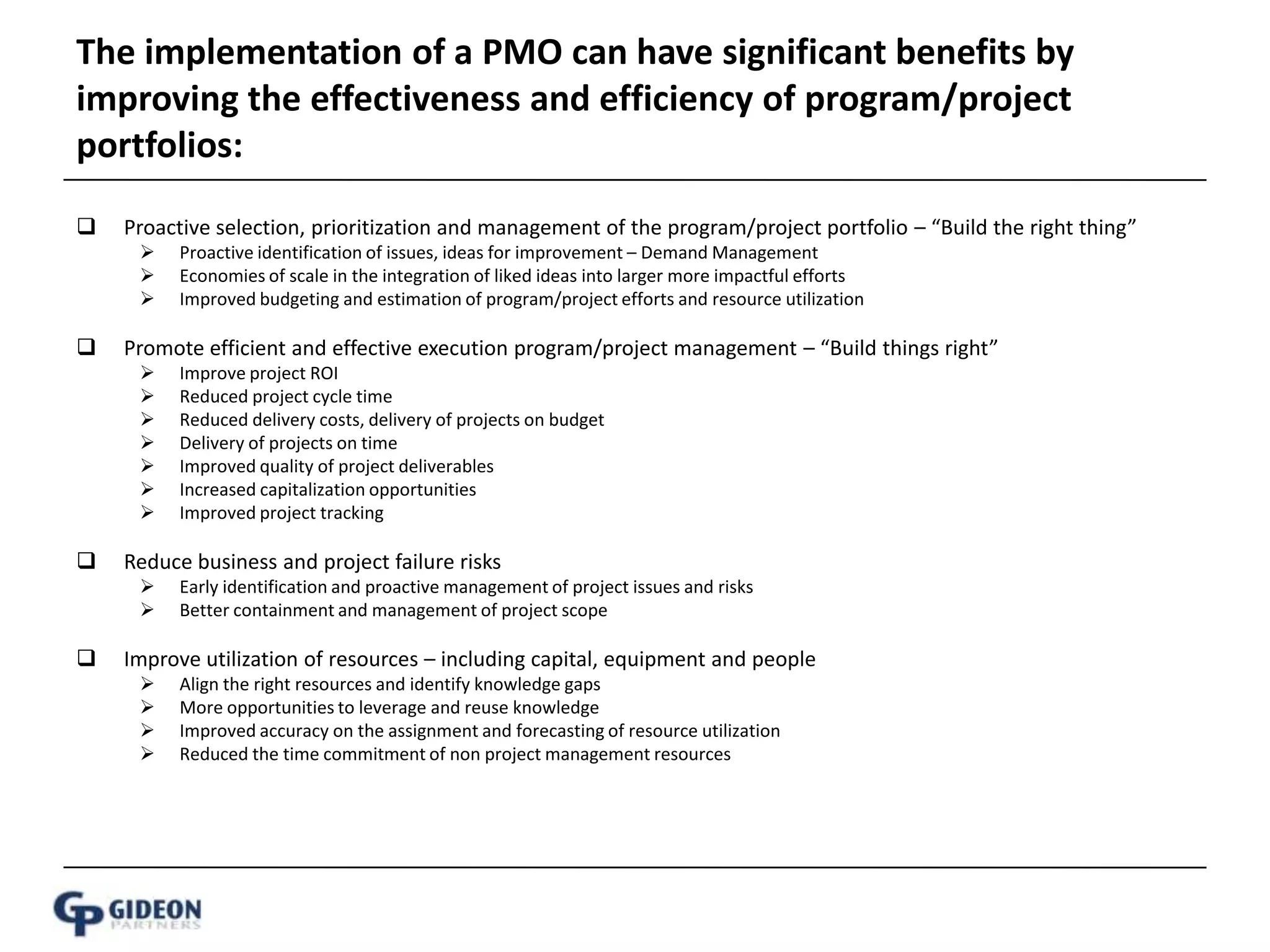PMO Overview June 2009 | PPT