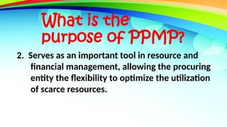 PPMP AND APP PRESENTATION SCHOOL PREPARATION | PPTX