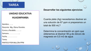 Ppm partes por millon | PPTX