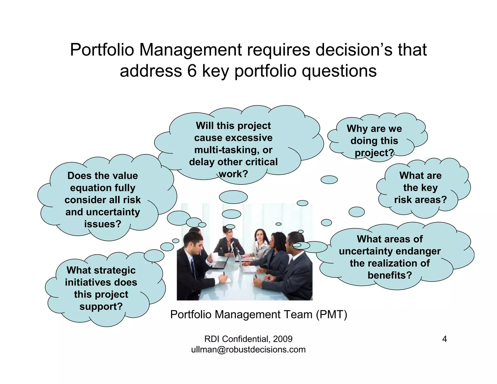 Portfolio Decision Optimization | PDF