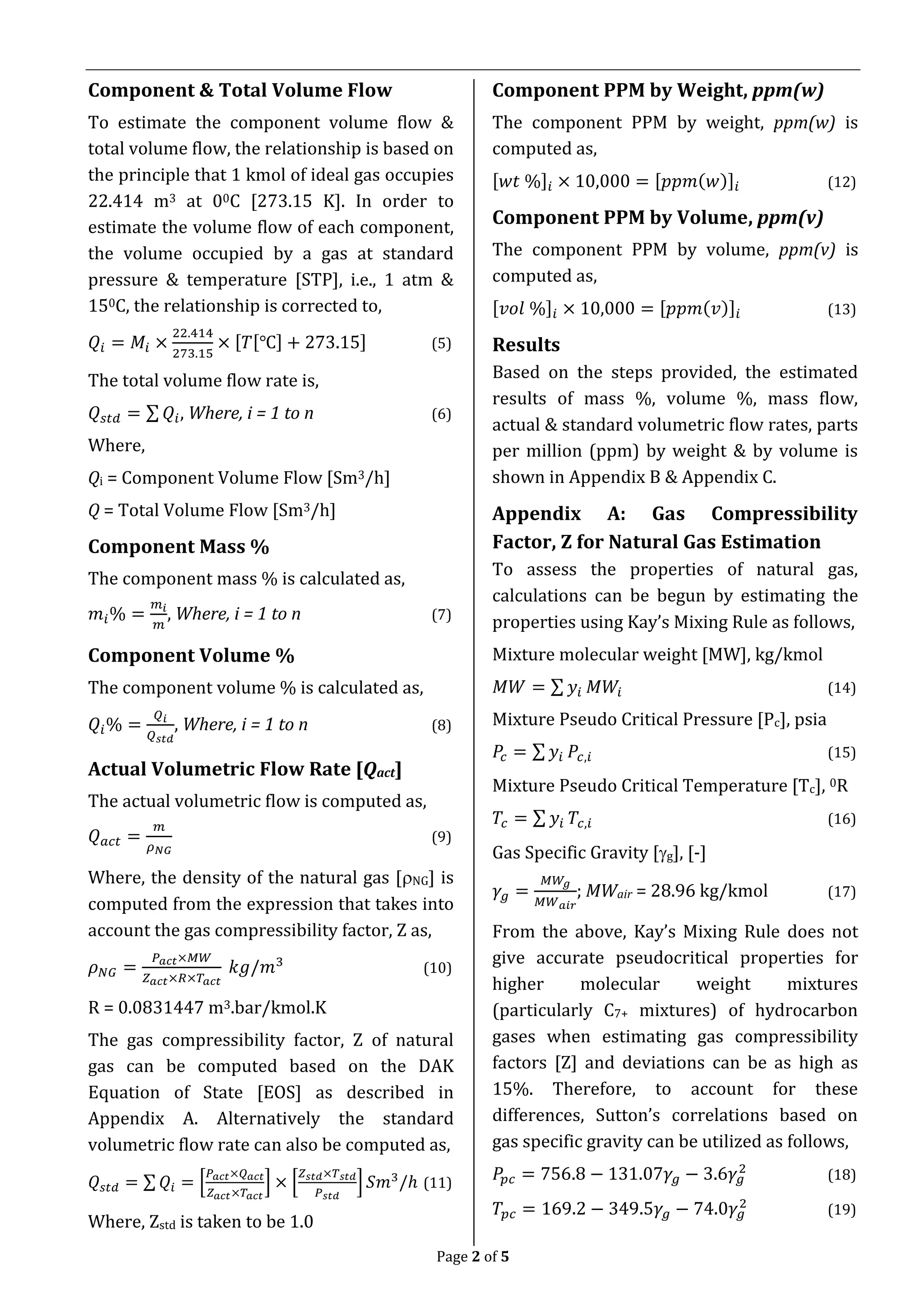 Chemical Process Calculations – Short Tutorial | PDF