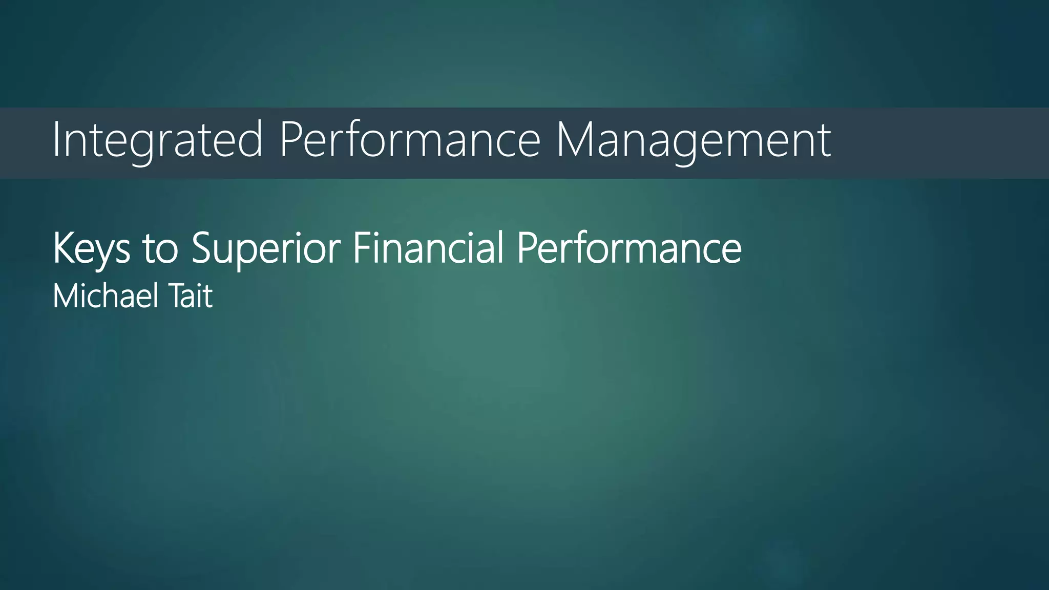 Performance Measurement | PPTX