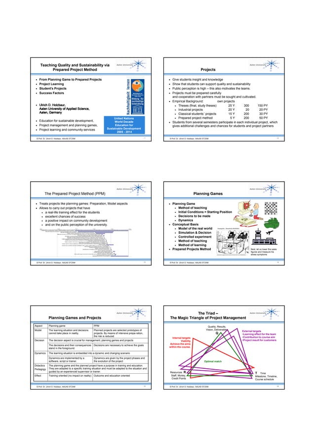 Prepared Projects Method | PDF