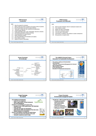 Prepared Projects Method | PDF