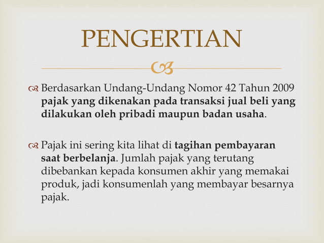 ppt Ppn pajak pertambahan nilai dan cara menghitungnya | PPTX