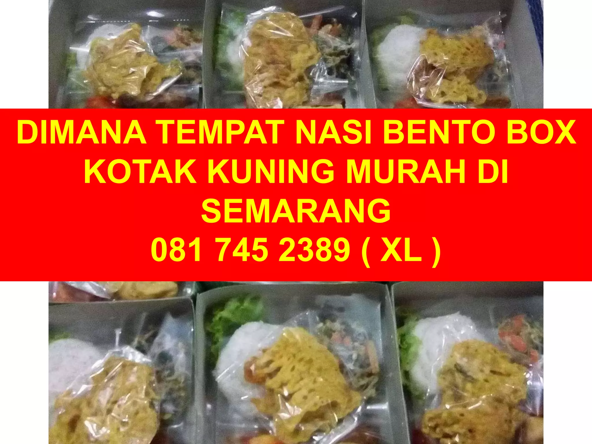 081 74 52 389 ( XL), Nasi Kotak Sederhana, Nasi Kotak Sate, Nasi Kotak Tumpeng | PPT | Free Download